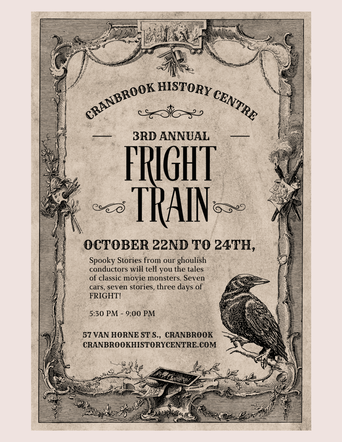 3rd Annual FRIGHT TRAIN! | Cranbrook History Centre